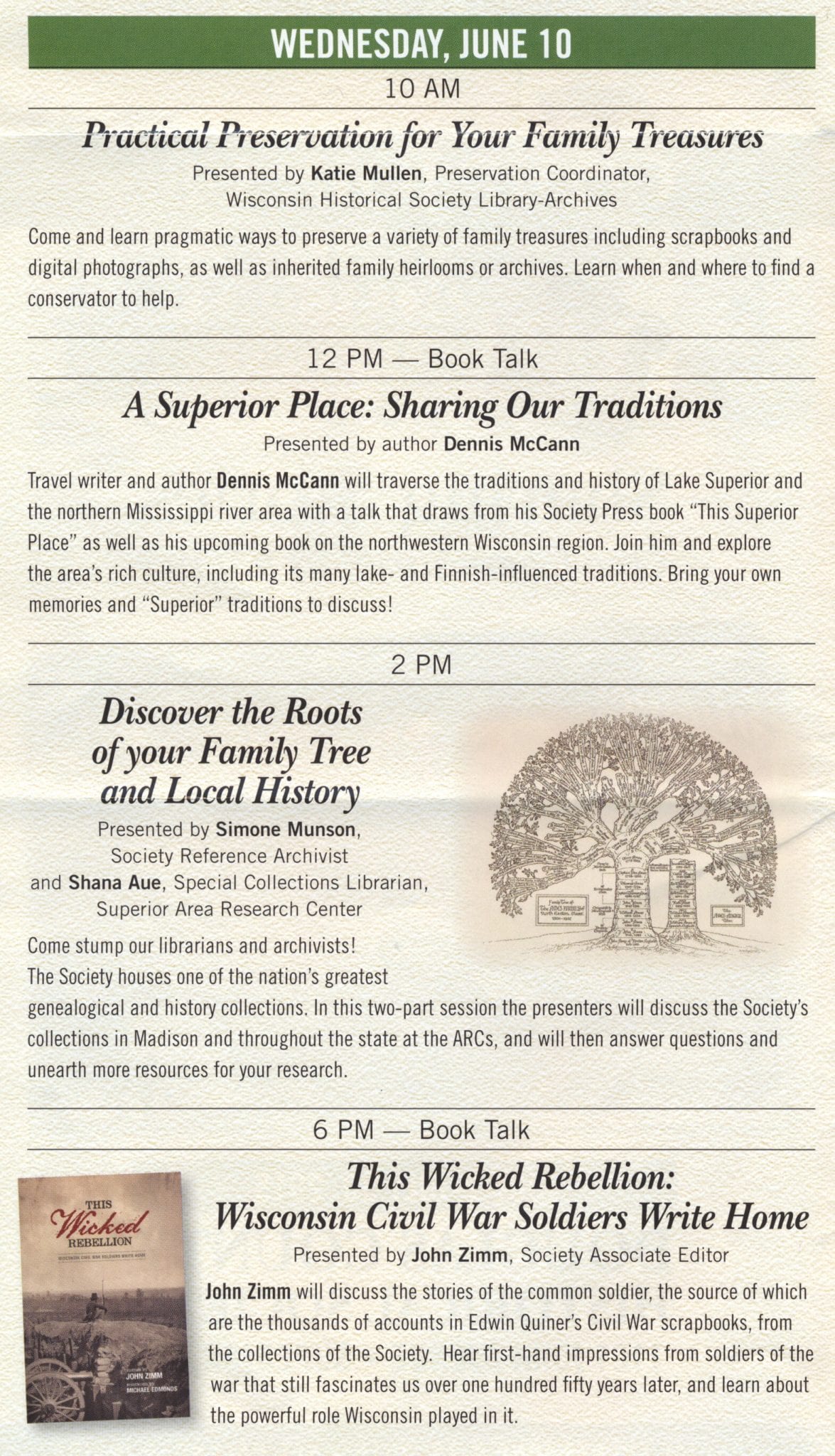 wednesday - Douglas County Historical Society